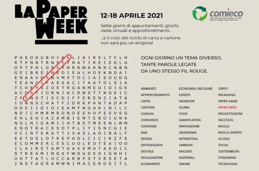 Paper week di Comieco dal 12 al 18 aprile - GSA Igiene Urbana